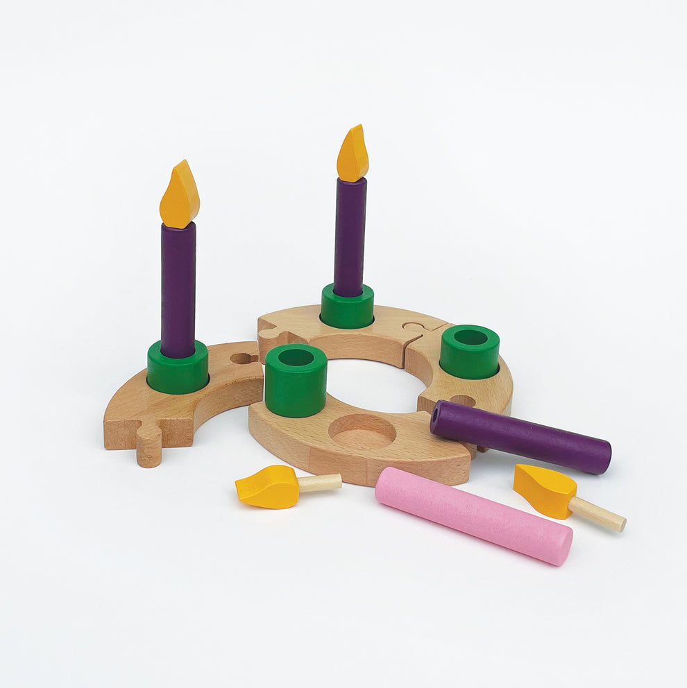 Advent Wreath For Kids | Children’s Advent Wreath – Wicking Vicar